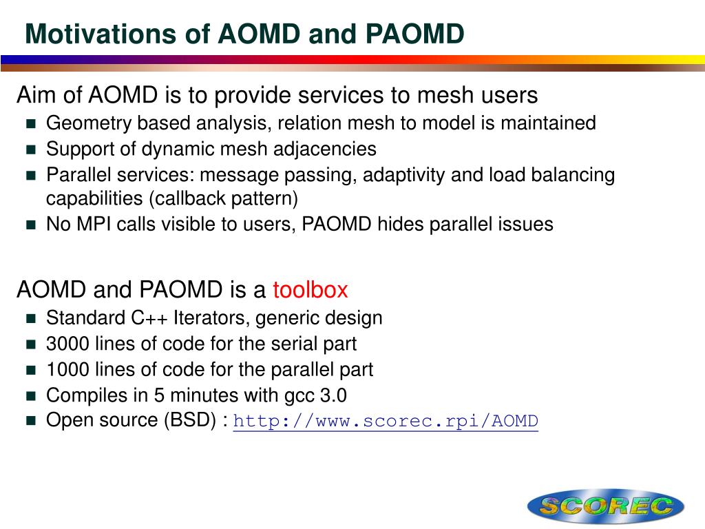 Ppt Parallel Algorithm Oriented Mesh Database Powerpoint Presentation Id4140336