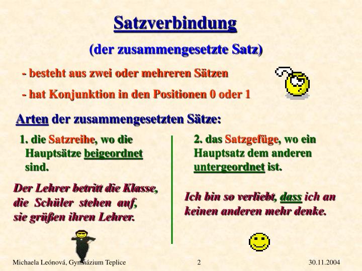 PPT - SYNTAX - Regeln zur Satzstellung PowerPoint Presentation - ID:4140944