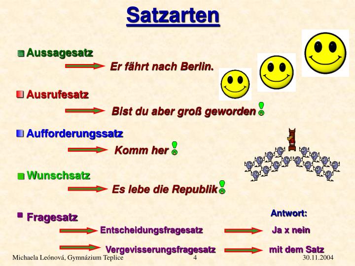 PPT - SYNTAX - Regeln zur Satzstellung PowerPoint Presentation - ID:4140944
