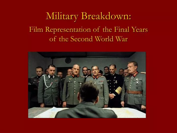 PPT - Military Breakdown: PowerPoint Presentation, free download - ID ...