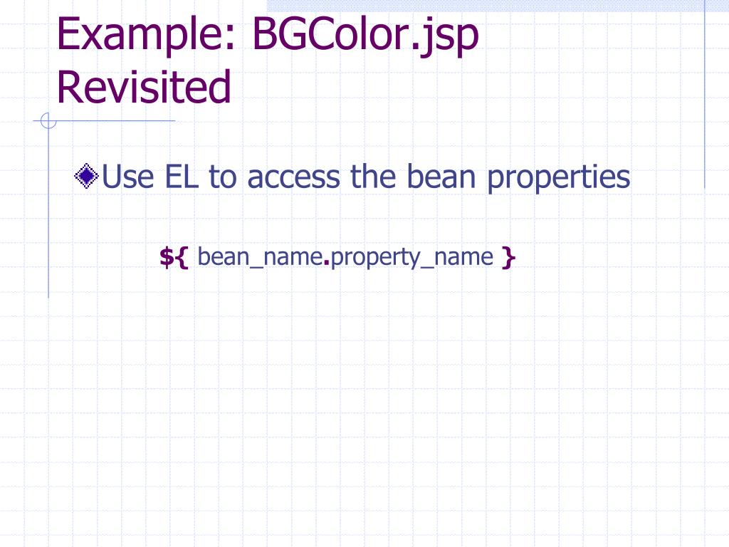 Ppt Cs320 Web And Internet Programming Java Beans And Expression Language El Powerpoint