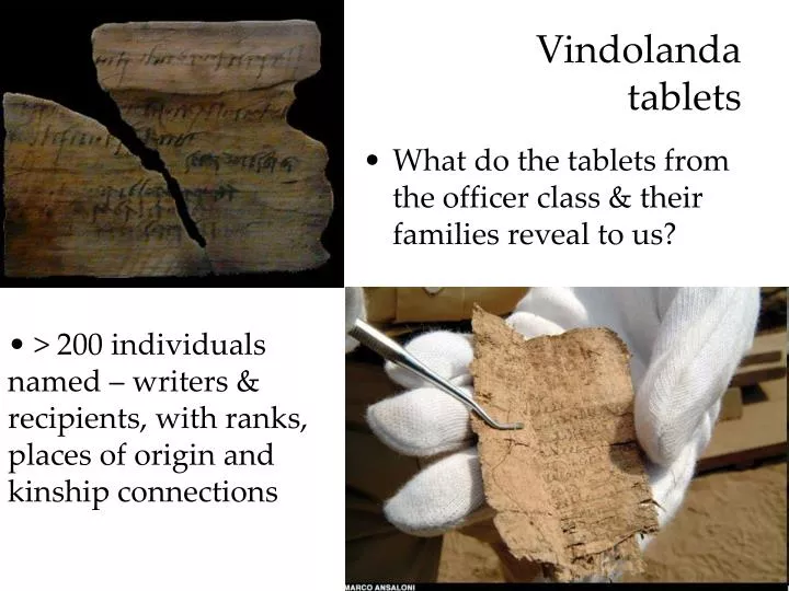 PPT - Vindolanda tablets PowerPoint Presentation, free download - ID ...