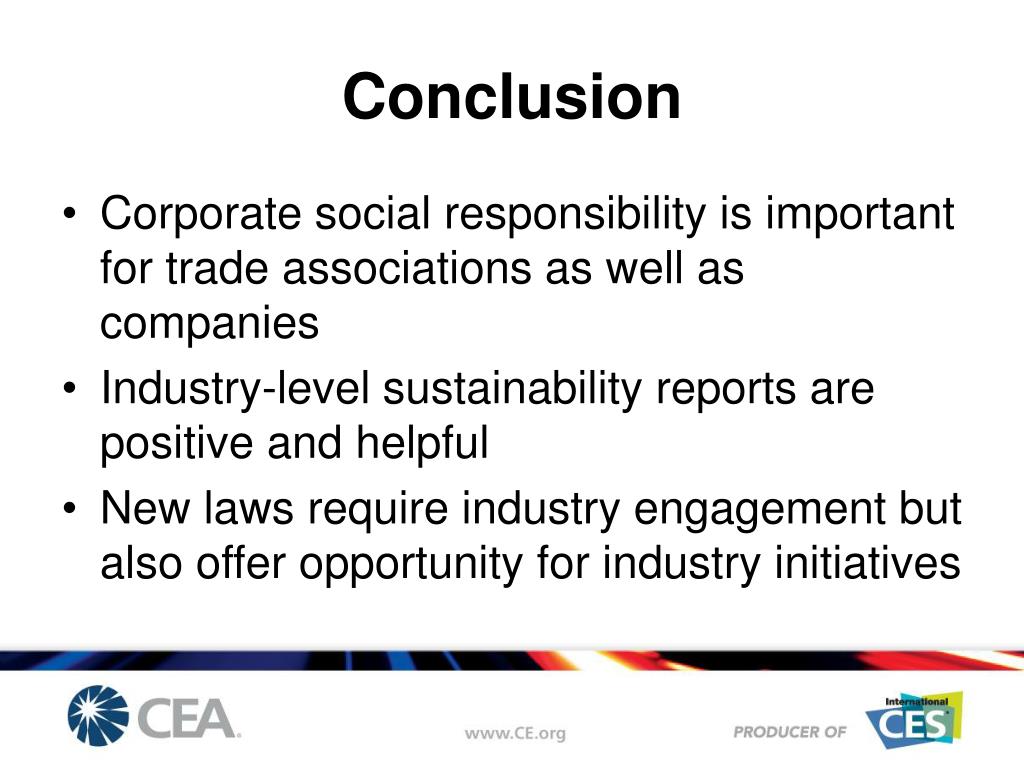 PPT - Corporate Social Responsibility in the U.S. Consumer Electronics ...