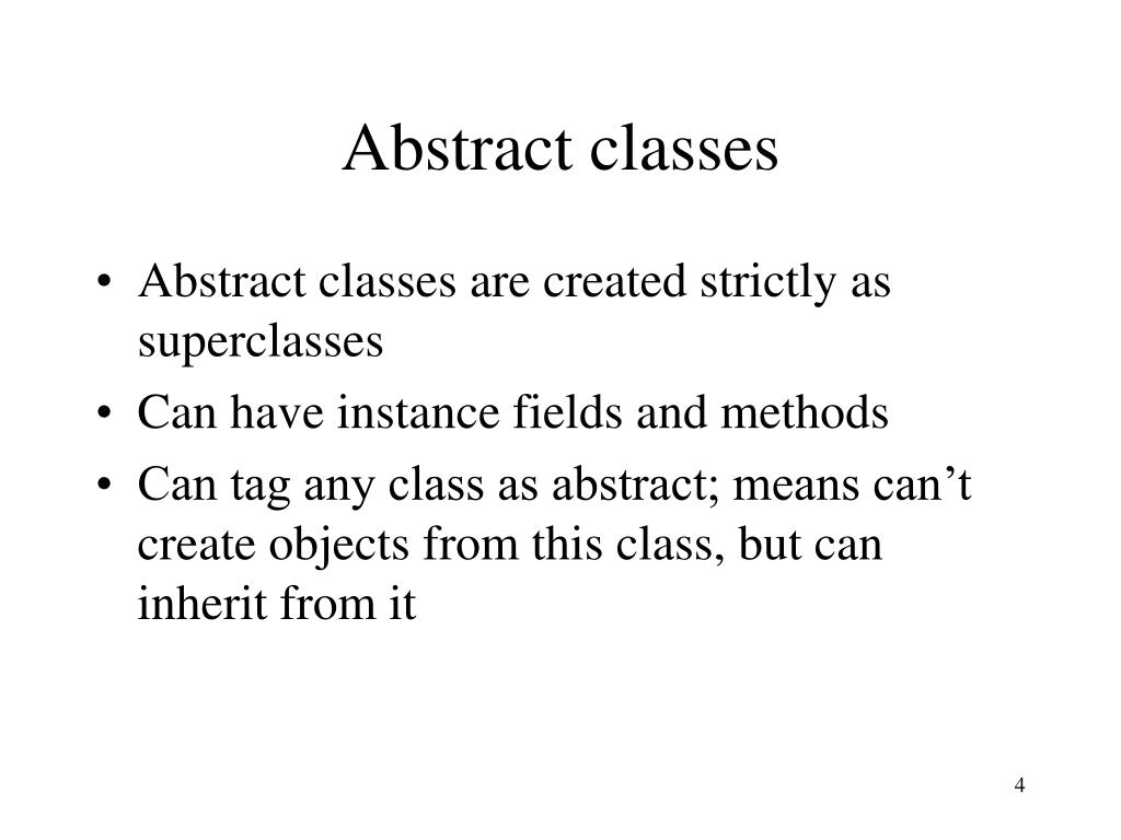 PPT - Abstract Classes & Inheritance Hierarchies PowerPoint ... PPT - Abstract Classes & Inheritance Hierarchies PowerPoint ...