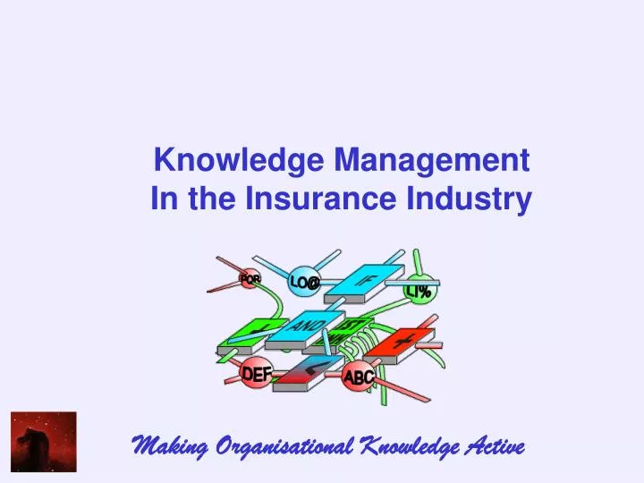 PPT - Knowledge Management In the Insurance Industry PowerPoint ...