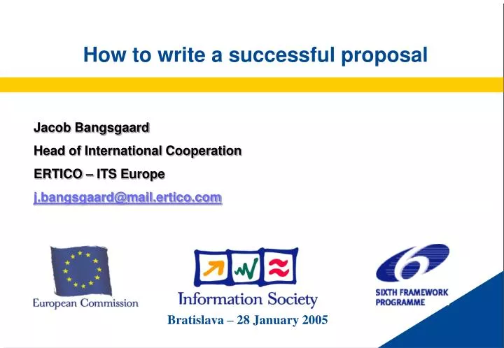 PPT - How to write a successful proposal PowerPoint Presentation, free ...