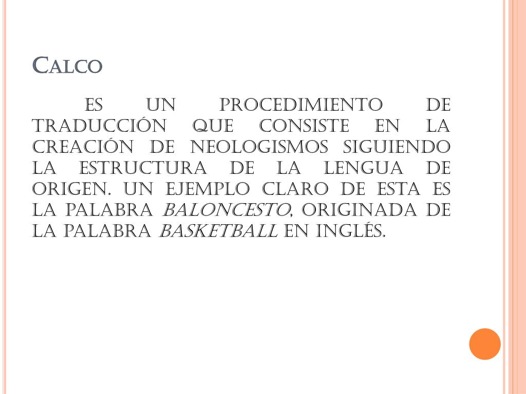 PPT - MENÚ Definición de traducción El proceso traductológico Técnicas ...