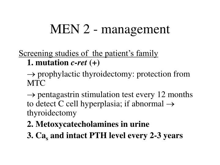 PPT - MEN - multiple endocrine neoplasia PowerPoint Presentation - ID ...