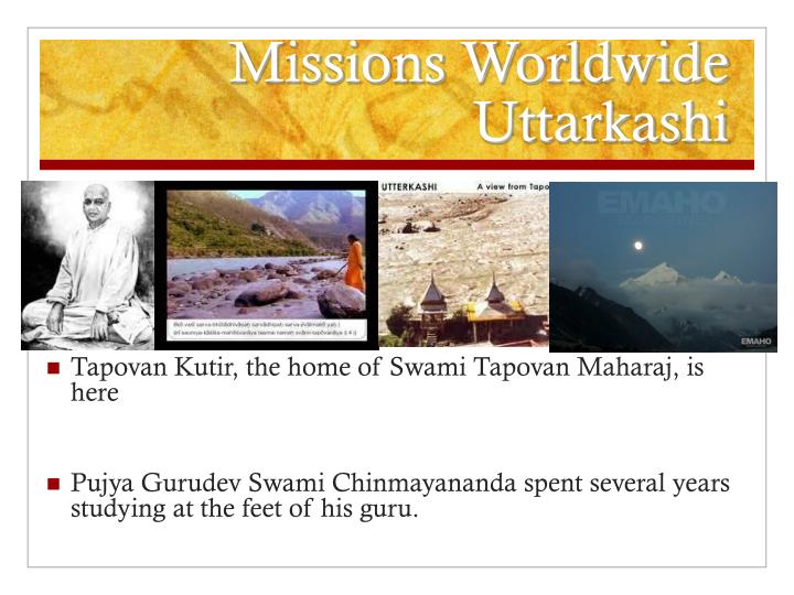 PPT - Chinmaya Mission PowerPoint Presentation - ID:4148377