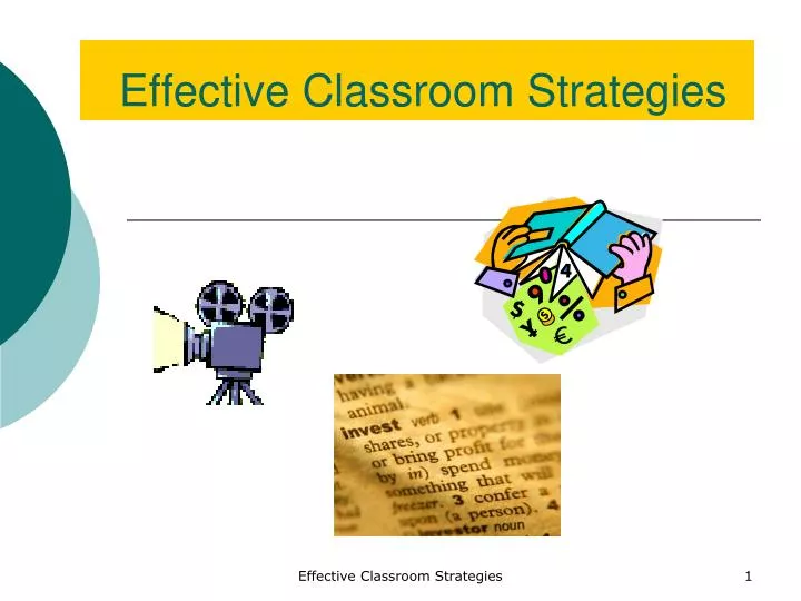 PPT - Effective Classroom Strategies PowerPoint Presentation, free ...