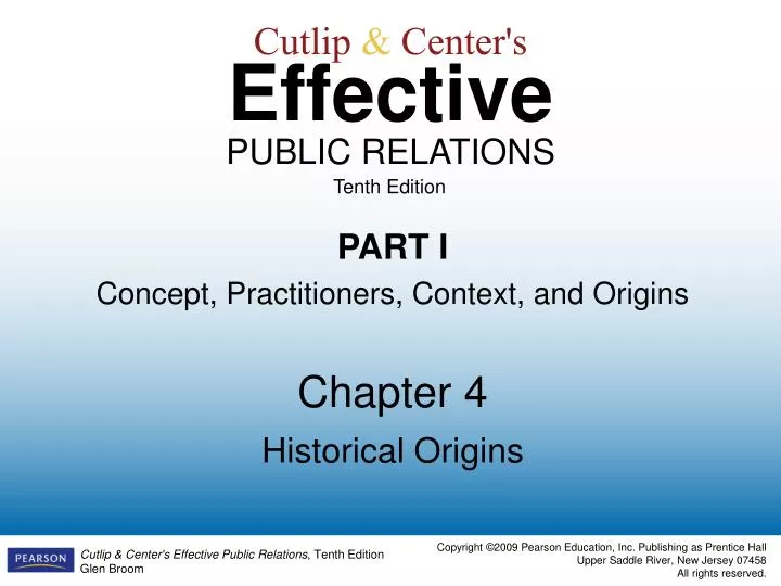 PPT - Cutlip & Center's Effective PUBLIC RELATIONS PowerPoint ...