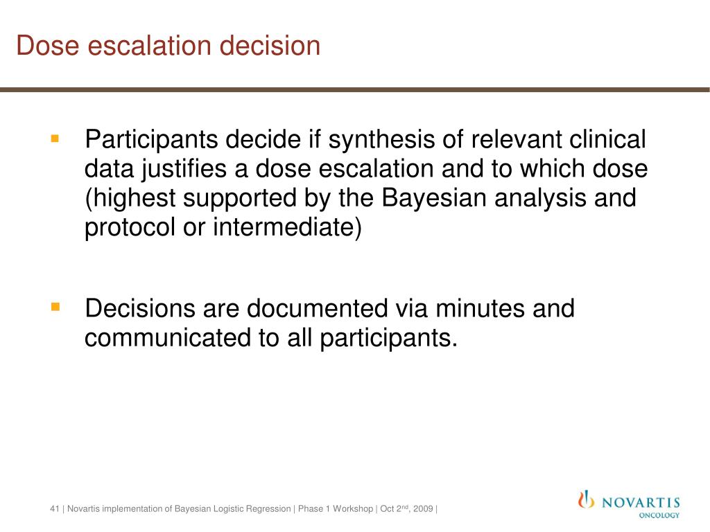 PPT - Implementation of Bayesian Logistic Regression for dose ...
