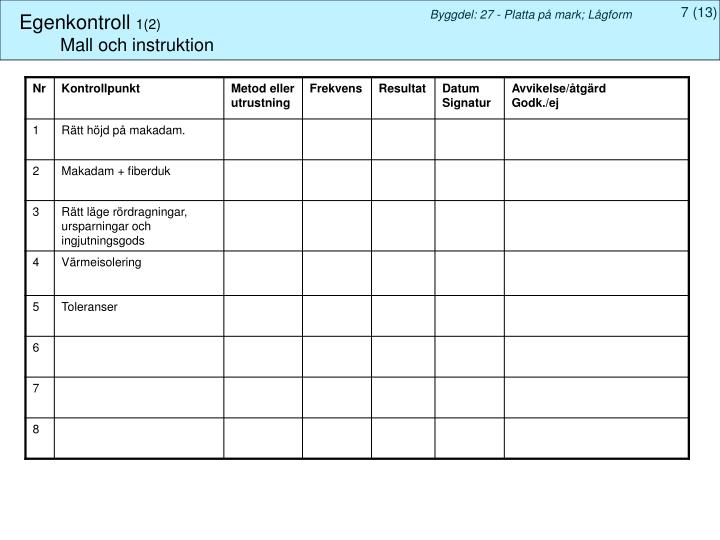 PPT - Platta på mark PowerPoint Presentation - ID:4151030