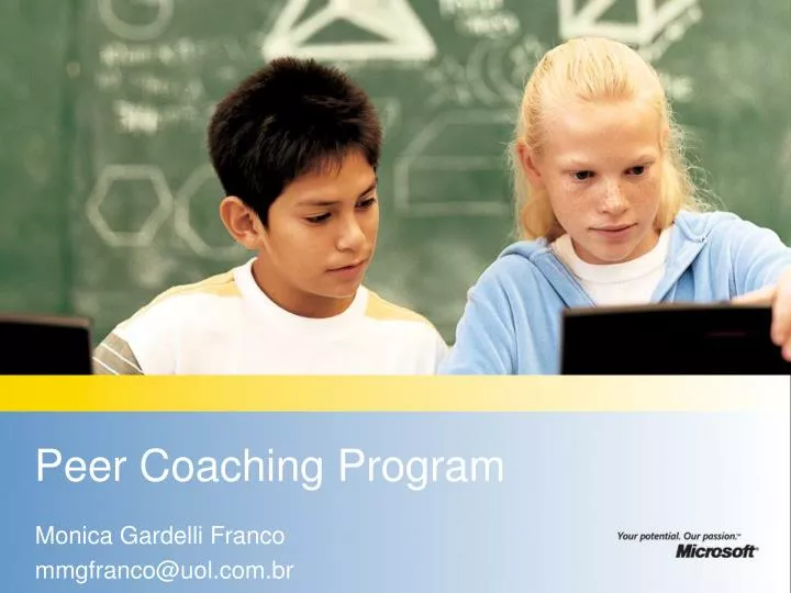 PPT - Peer Coaching Program PowerPoint Presentation, free download - ID ...