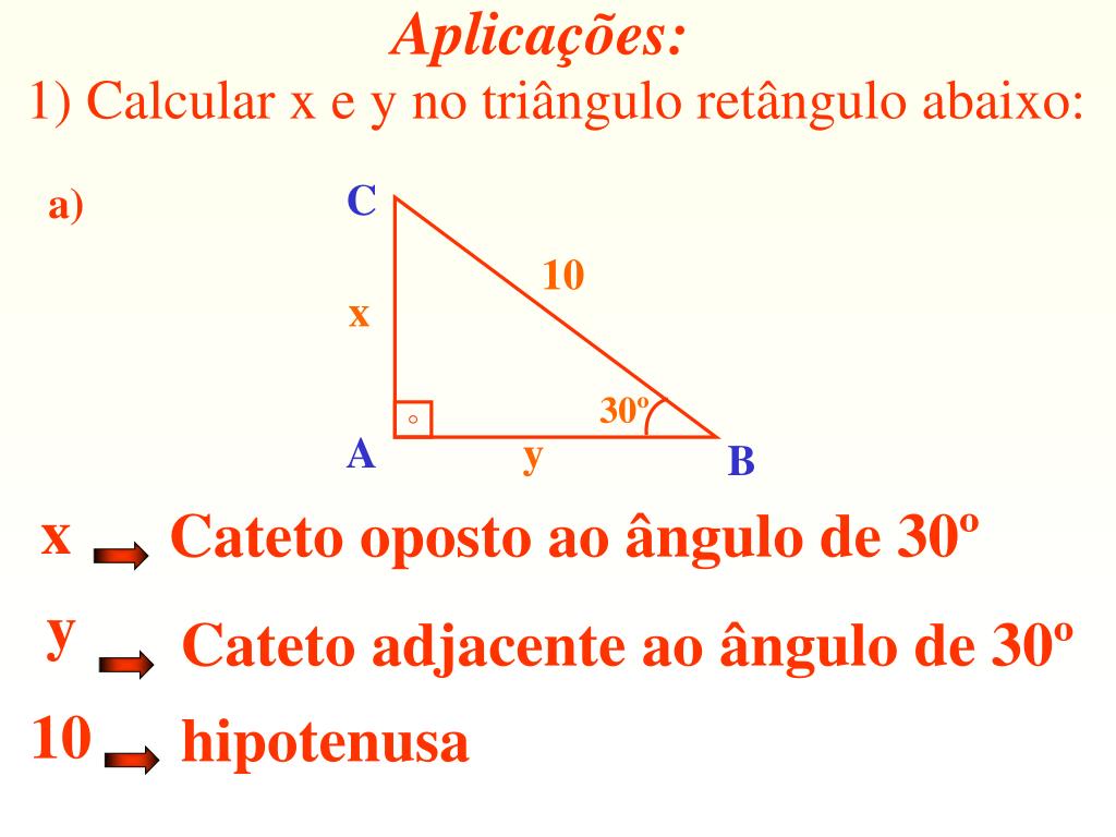 Ppt Razões Trigonométricas No Triângulo Retângulo Powerpoint