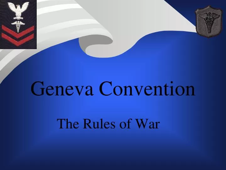 PPT - Geneva Convention PowerPoint Presentation, free download - ID:4151785