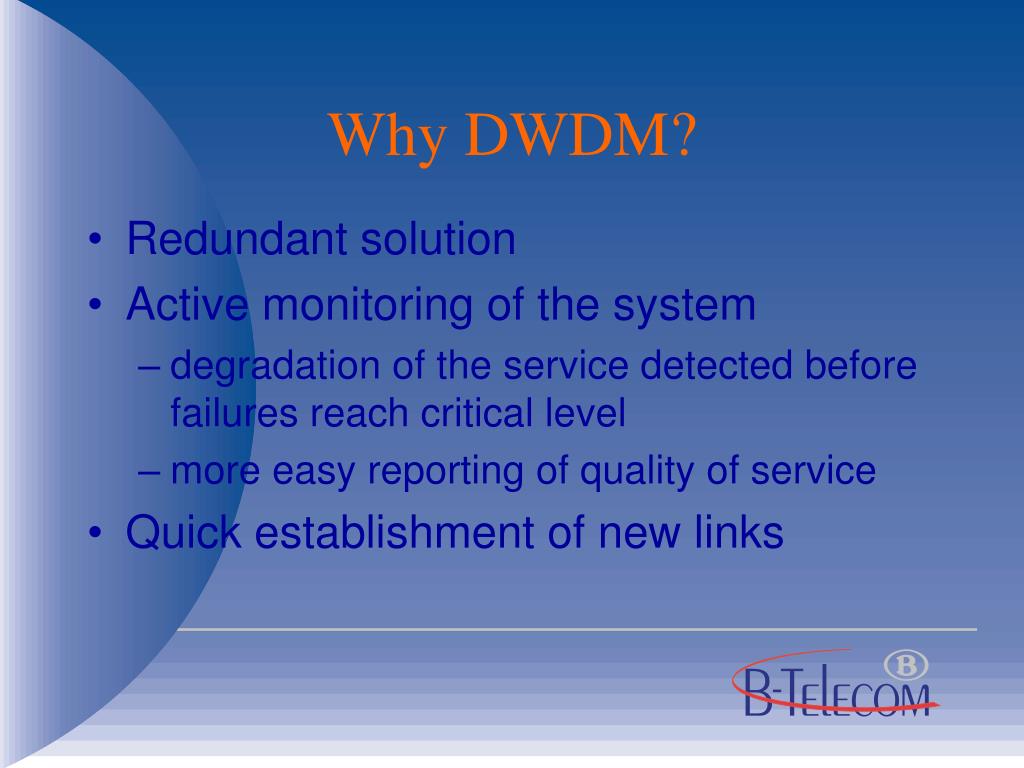 PPT - DWDM link Brussels - Luxembourg PowerPoint Presentation, free ...