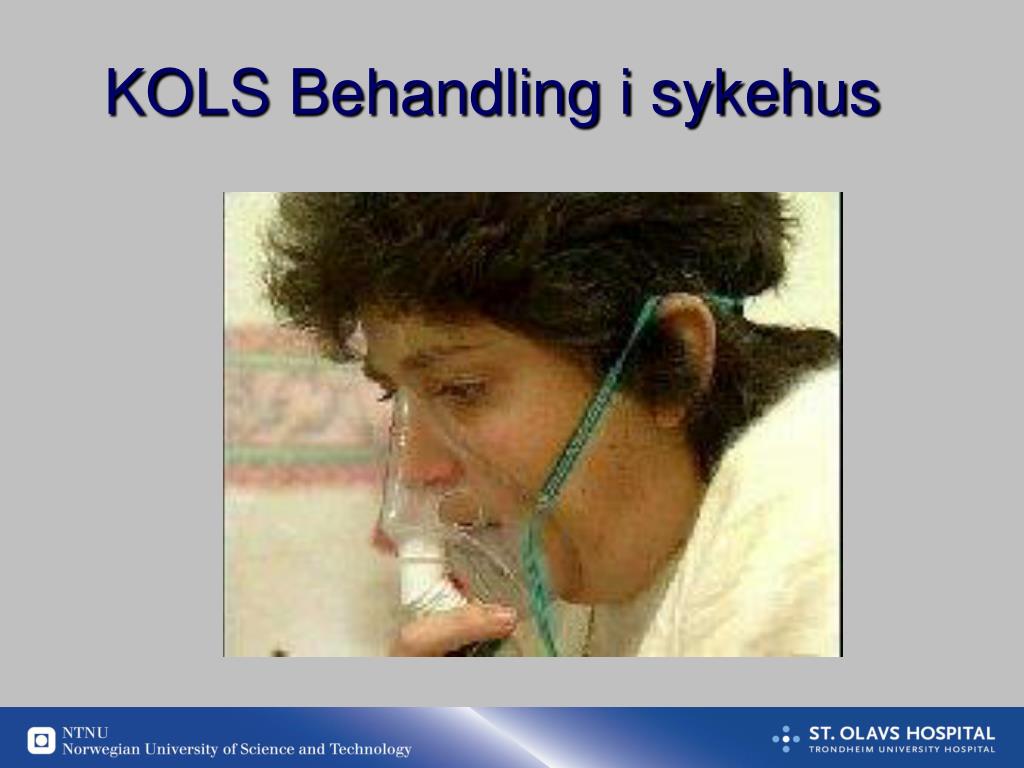 PPT - KOLS-HJEM Et samarbeidsprosjekt mellom Lungeavdelingen St. Olavs ...
