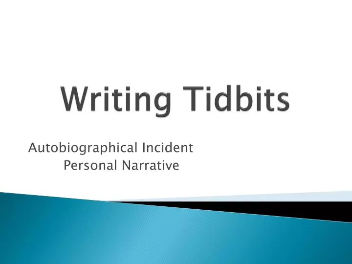 PPT - Writing Tidbits PowerPoint Presentation, free download - ID:4155590