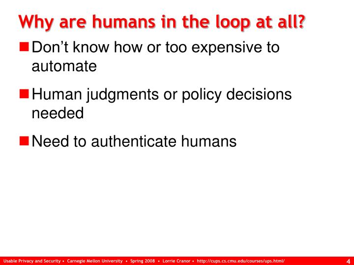 PPT - Understanding the Human in the Loop PowerPoint Presentation - ID ...