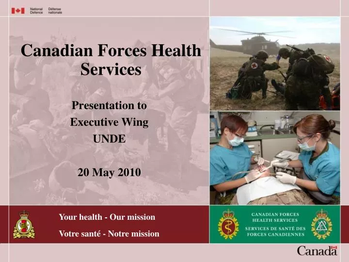 PPT - Canadian Forces Health Services PowerPoint Presentation, free ...