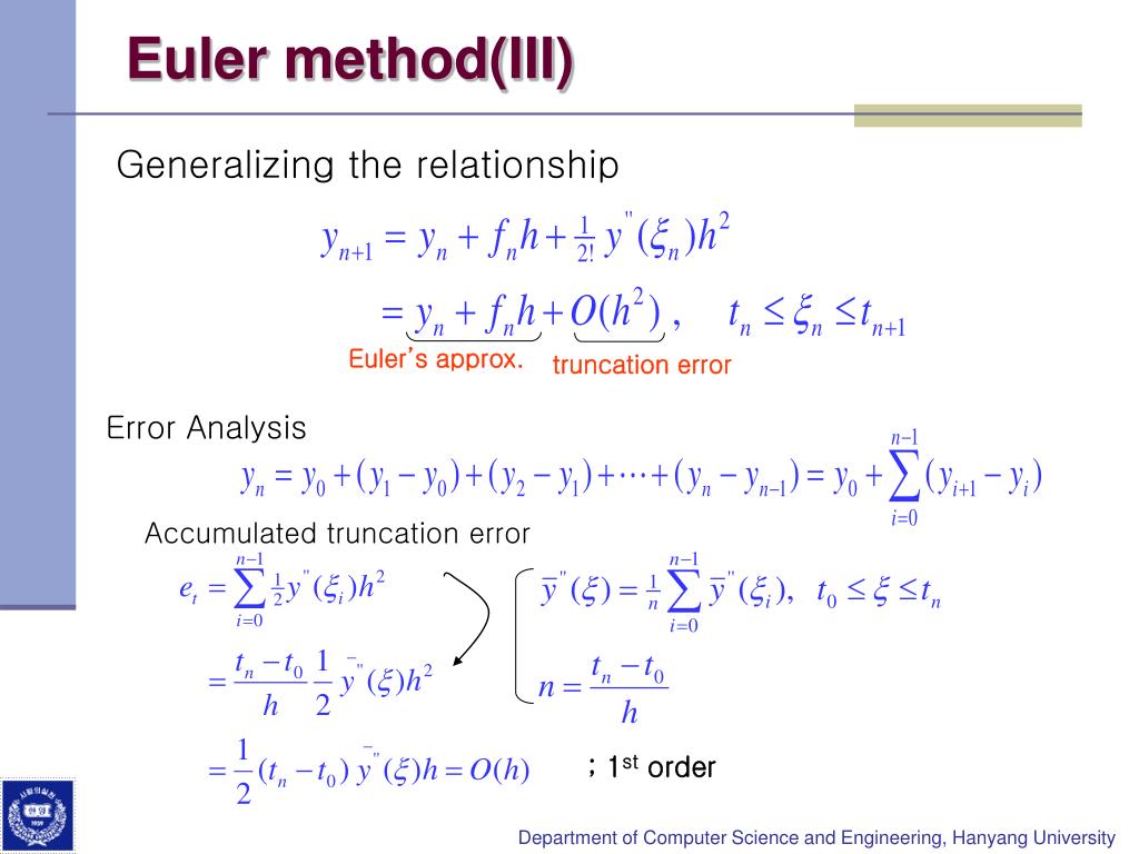 PPT - Numerical Analysis – Differential Equation PowerPoint ... PPT - Numerical Analysis – Differential Equation PowerPoint ...