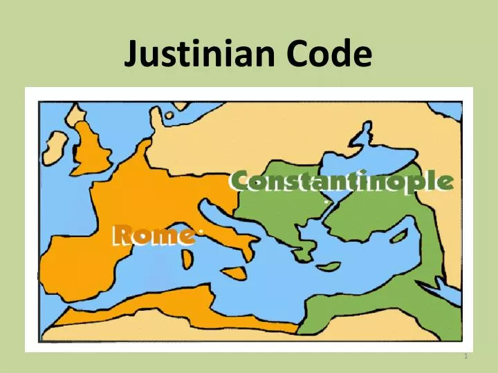 PPT - Justinian Code PowerPoint Presentation, free download - ID:4158173