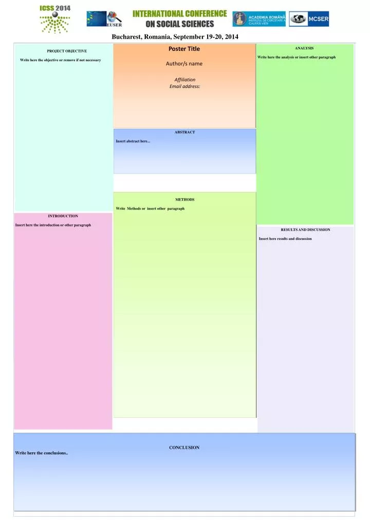 PPT - Poster Title Author/s name Affiliation Email address: PowerPoint ...