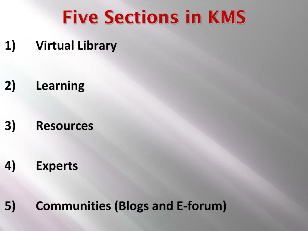 PPT - Hello! Welcome to Saksham’s Knowledge Management System (KMS ... PPT - Hello! Welcome to Saksham’s Knowledge Management System (KMS ...