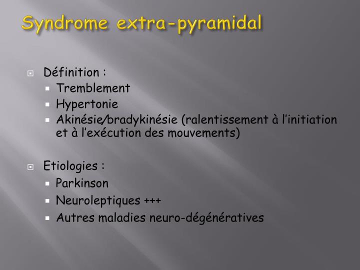 PPT - MALADIE DE PARKINSON PowerPoint Presentation - ID:4161112