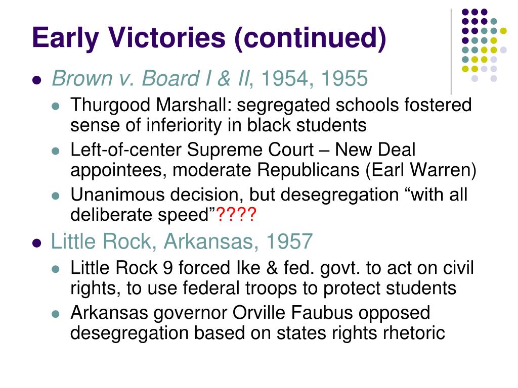 PPT - Civil Rights, The Early Years PowerPoint Presentation, free ...