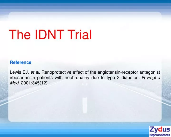 PPT - The IDNT Trial PowerPoint Presentation, free download - ID:4161726
