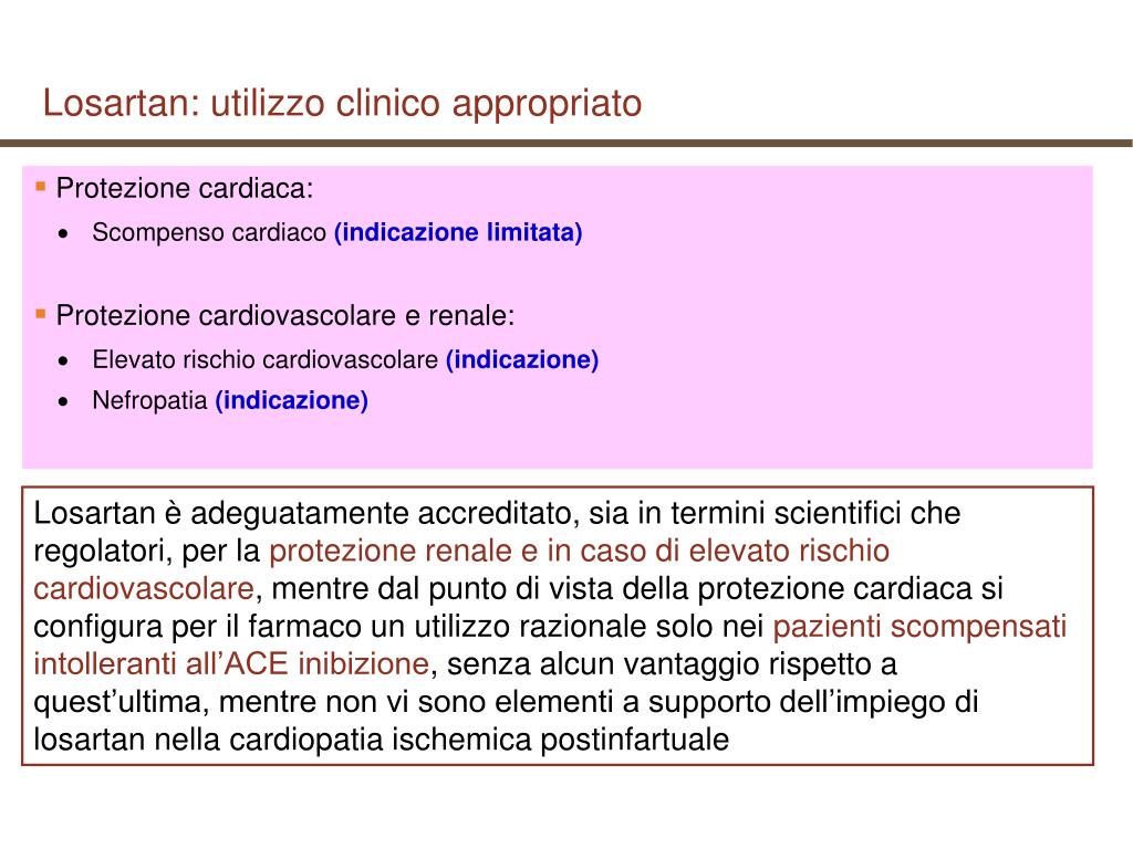 PPT - Criteri di scelta dei Sartani nel rispetto dell’appropriatezza ...