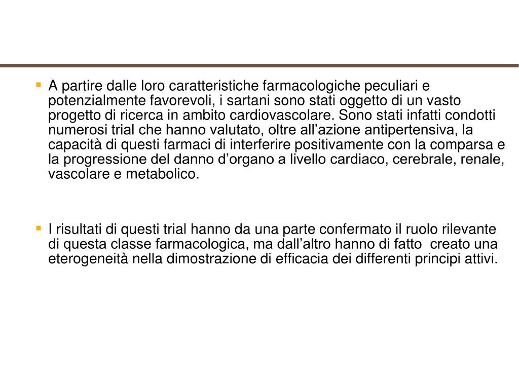 PPT - Criteri di scelta dei Sartani nel rispetto dell’appropriatezza ...