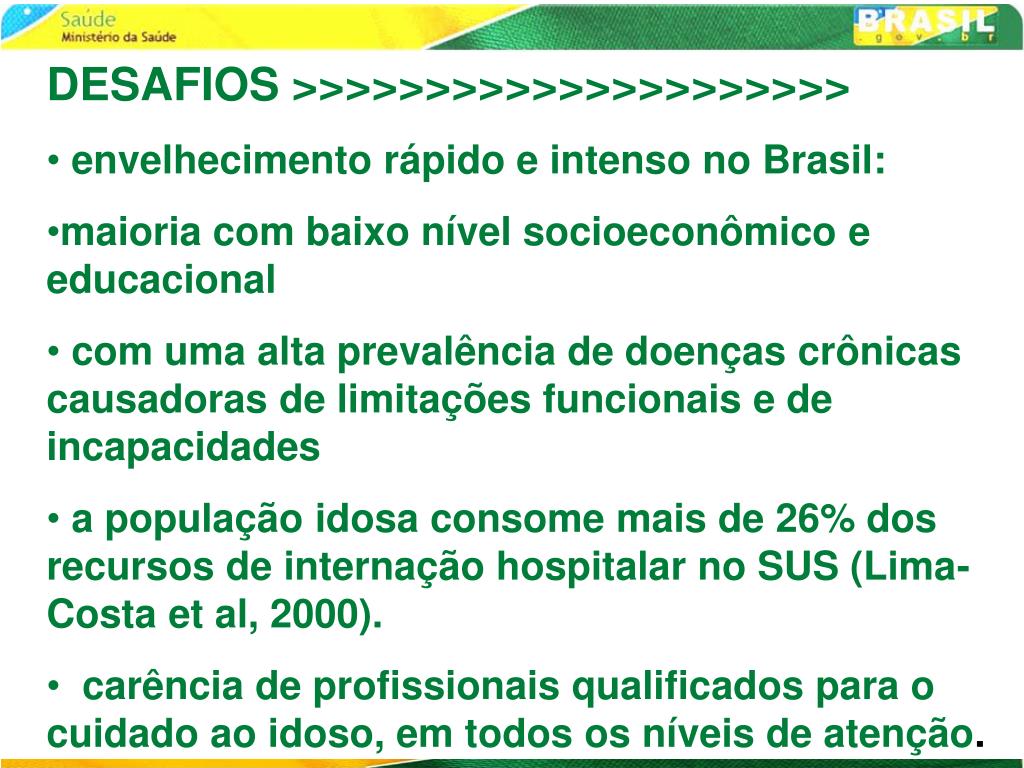 PPT - MINISTÉRIO DA SAÚDE SECRETARIA DE ATENÇÃO À SAÚDE DEPARTAMENTO DE ...