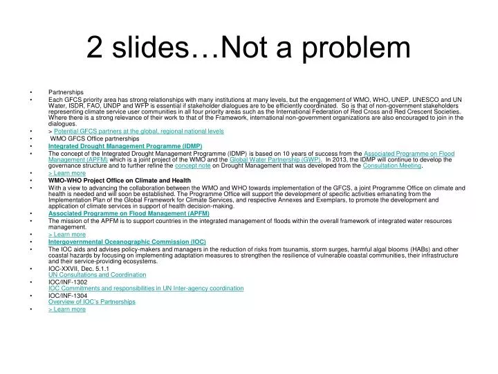 PPT - 2 slides…Not a problem PowerPoint Presentation, free download ...