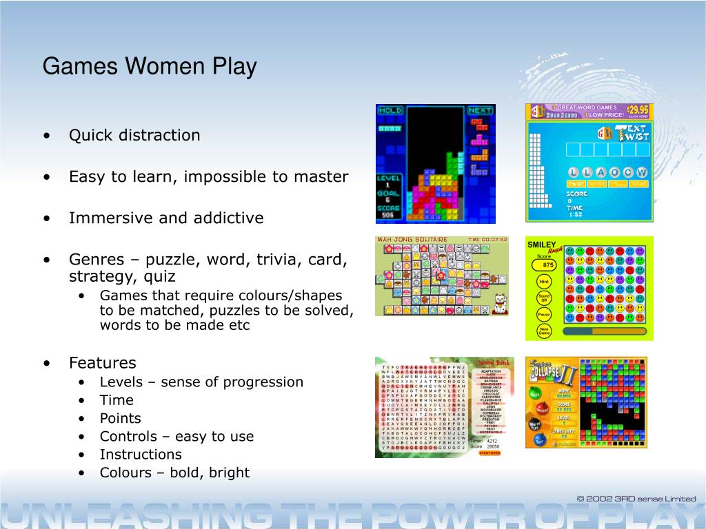 PPT - Understanding the Female Audience for Online Casual Games ...