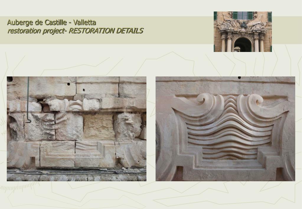 PPT - AUBERGE DE CASTILLE VALLETTA RESTORATION OF EXTERNAL FACADES ...