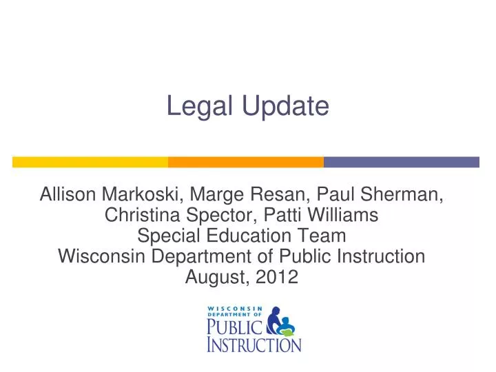 PPT - Legal Update PowerPoint Presentation, free download - ID:4163446