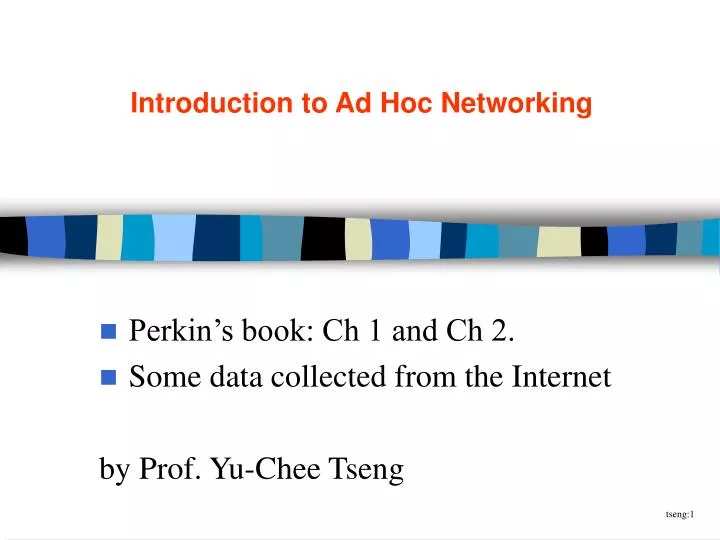 PPT - Introduction to Ad Hoc Networking PowerPoint Presentation, free ...
