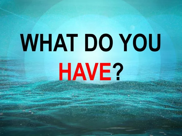 PPT - WHAT DO YOU HAVE ? PowerPoint Presentation, free download - ID ...