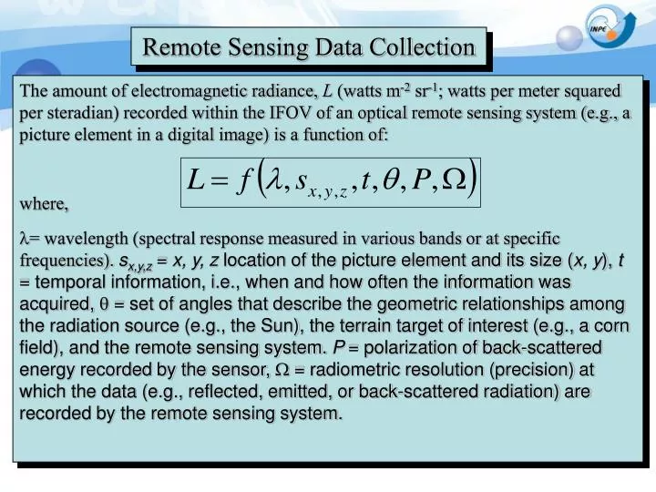 PPT - Remote Sensing Data Collection PowerPoint Presentation, free download - ID:4167104