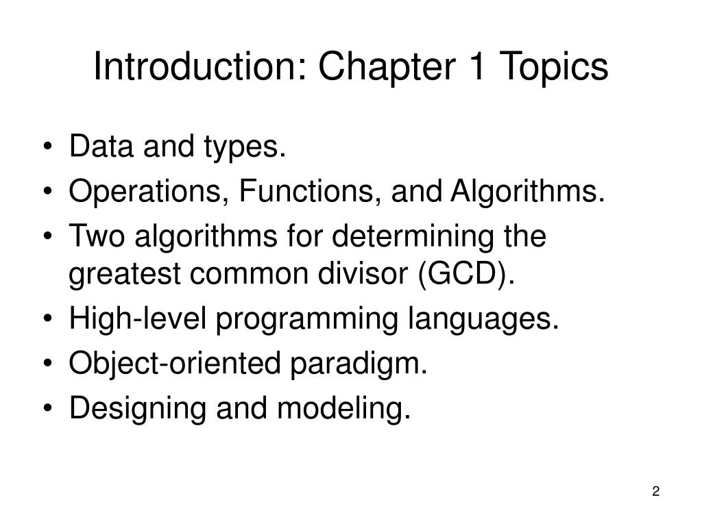 Ppt Object Oriented Programming In Python Goldwasser And Letscher Chapter 1 Cornerstones Of