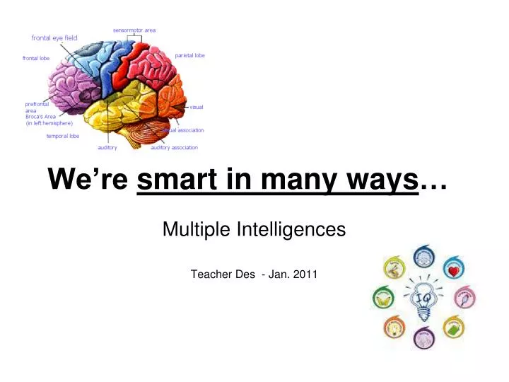PPT - We’re smart in many ways … PowerPoint Presentation, free download ...