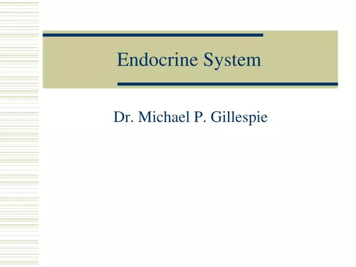 PPT - Endocrine System PowerPoint Presentation, free download - ID:4168132
