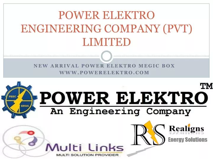 PPT - POWER ELEKTRO ENGINEERING COMPANY (PVT) LIMITED PowerPoint ...