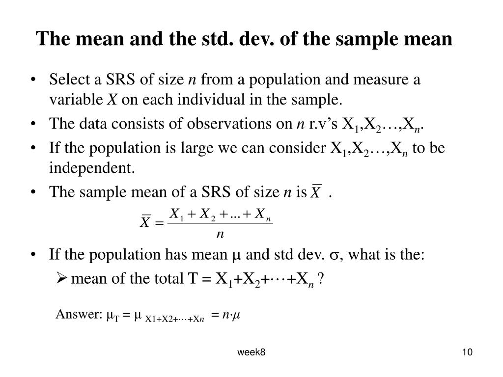Ppt Population Distribution Vs Sampling Distribution Powerpoint
