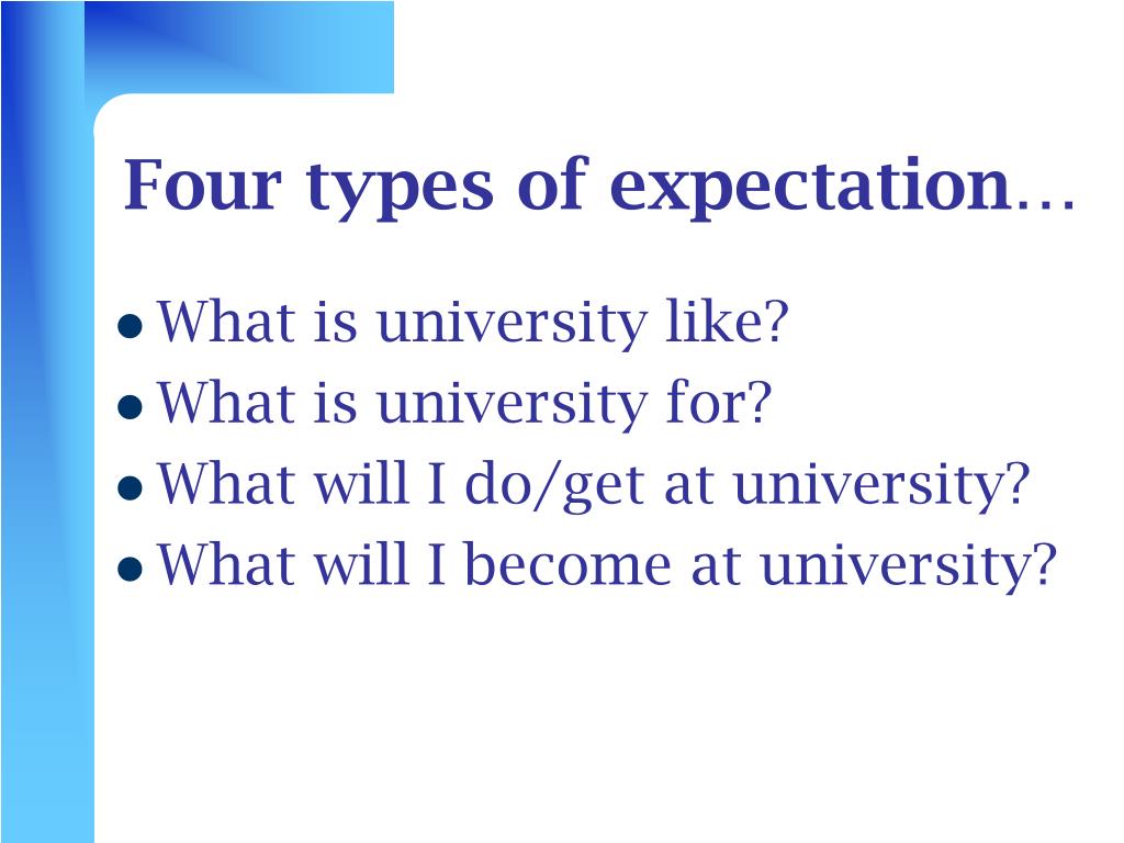 PPT - Where did it all go right? Study habits, attitudes & expectations ...