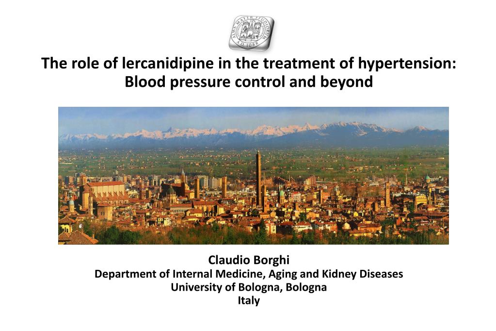 PPT - The role of lercanidipine in the treatment of hypertension: Blood ...