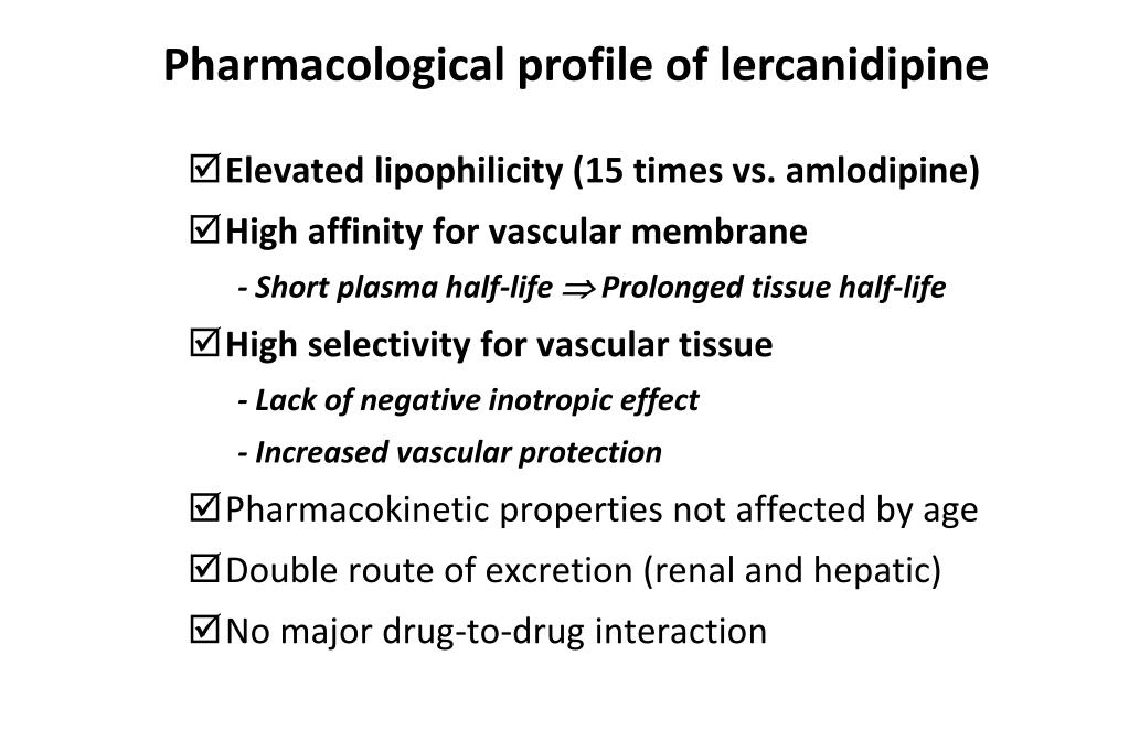 PPT - The role of lercanidipine in the treatment of hypertension: Blood ...